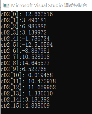 小波变换db4进行四层分解及其信号重构—matlab分析及C语言实现_wavedec-CSDN博客