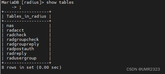 Free radius学习笔记：连接Mysql_radius数据库-CSDN博客