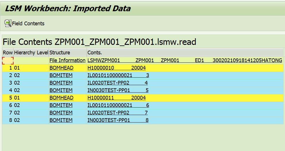 LSMW专题二：Standard Batch/Direct Input方式进行数据导入 （以多组件BOM批导为例）_lsmw no logical path specified for the ...