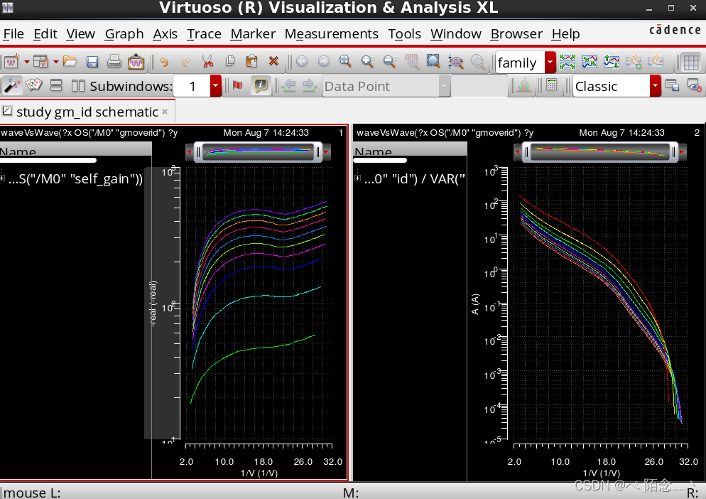 基于cadence 617 gmid曲线仿真 参数扫描方法-CSDN博客