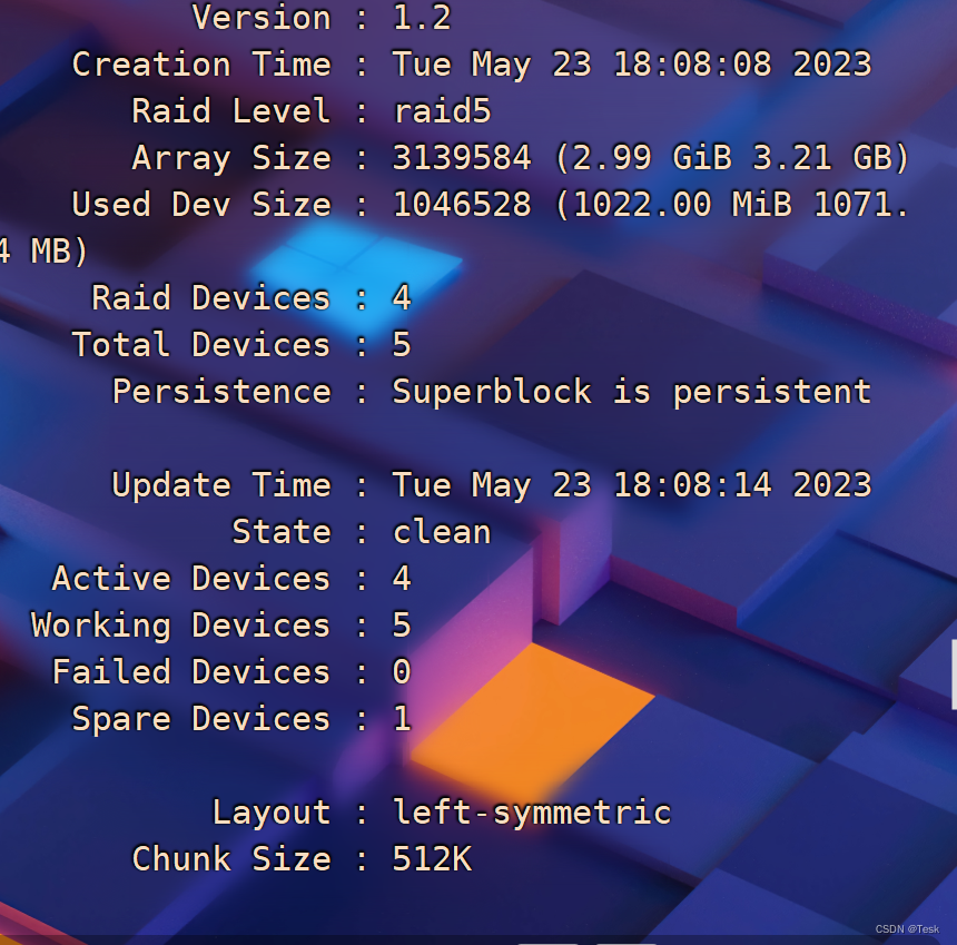 linux磁盘管理（软RAID的企业案例)_3、第5个分区设定为spare disk,容量和其他四个一样大-CSDN博客