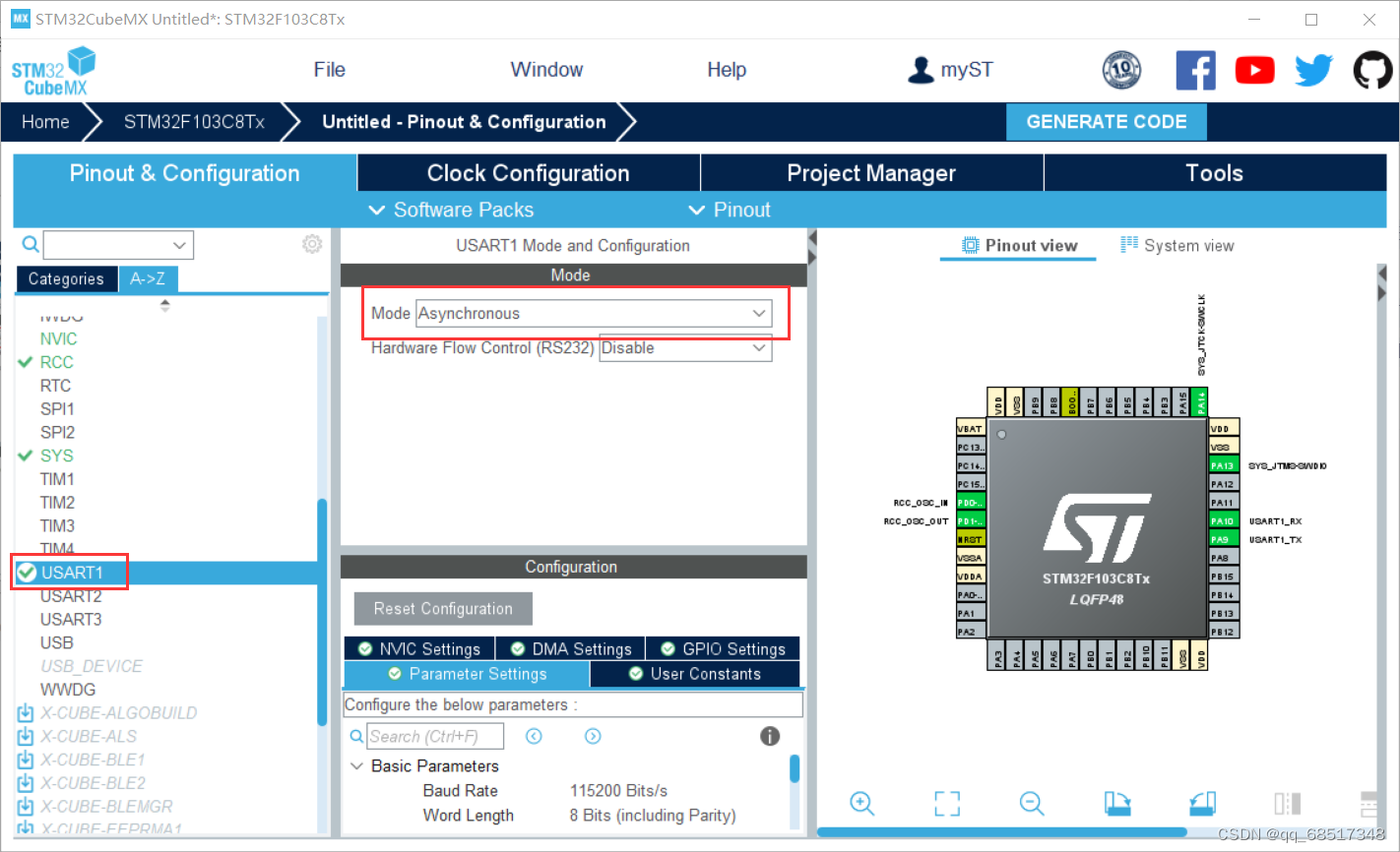 STM32串口通信入门_stm32 232串口-CSDN博客