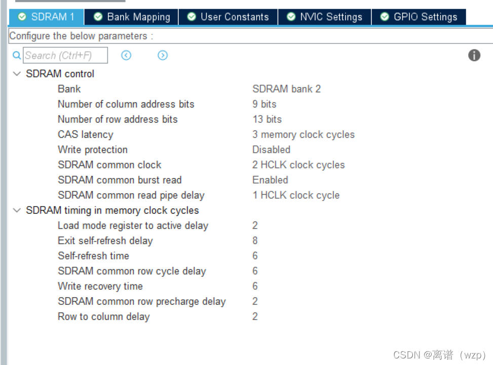 基于stm32H743与FMC的外置SDRAM链接（HAL库）_stm32f7464g sdram-CSDN博客
