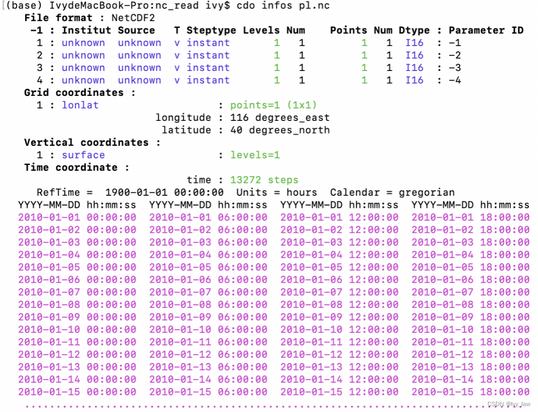 CDO基础操作（一）：用CDO进行数据查询_cdo查看变量名-CSDN博客