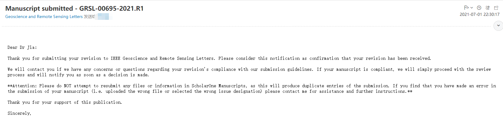 IEEE Geoscience and Remote Sensing Letters (GRSL)从投稿到录用过程分享_6个小石头的博客-CSDN博客