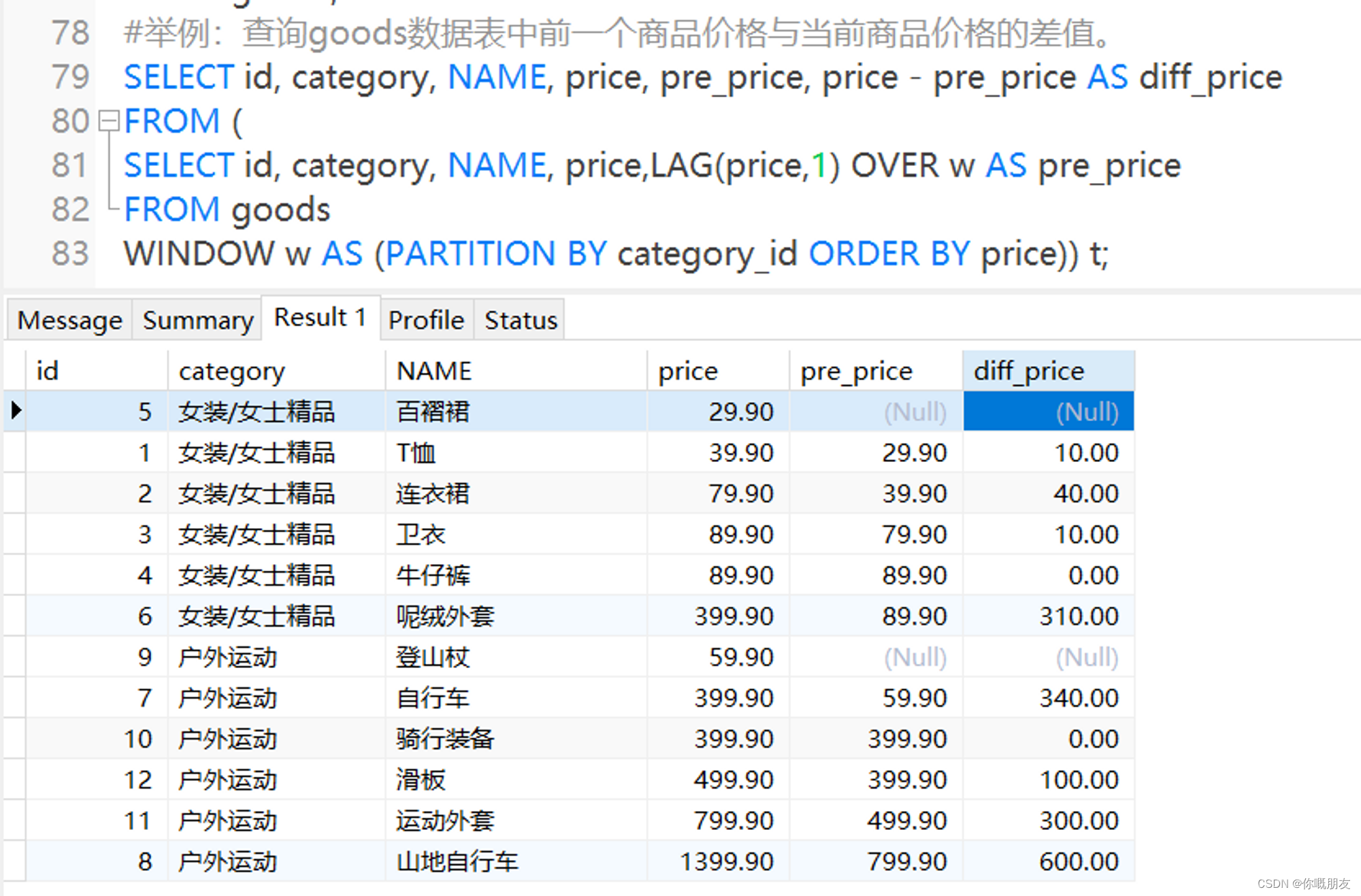 Mysql80新特性mysql 8新特性 窗口函数 Csdn博客 