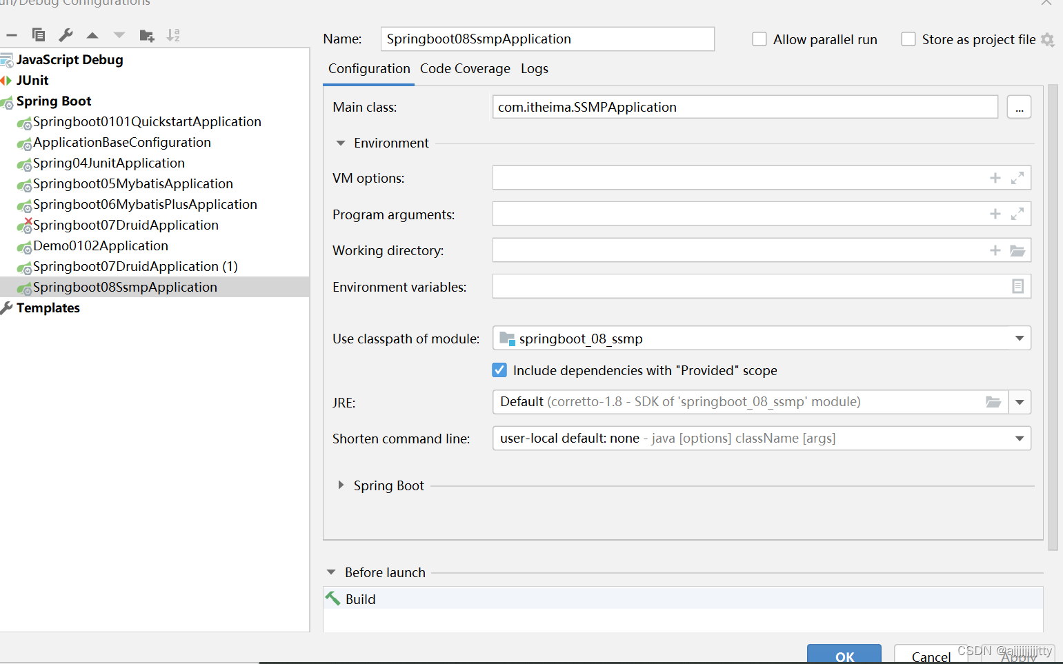 idea 设置Edit Configurations 找不到对应的选项_idea里面没有edit configurations...-CSDN博客