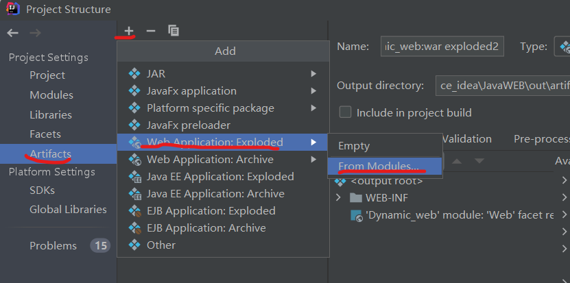 2021.1版IDEA创建动态web工程_javaee application exploded-CSDN博客