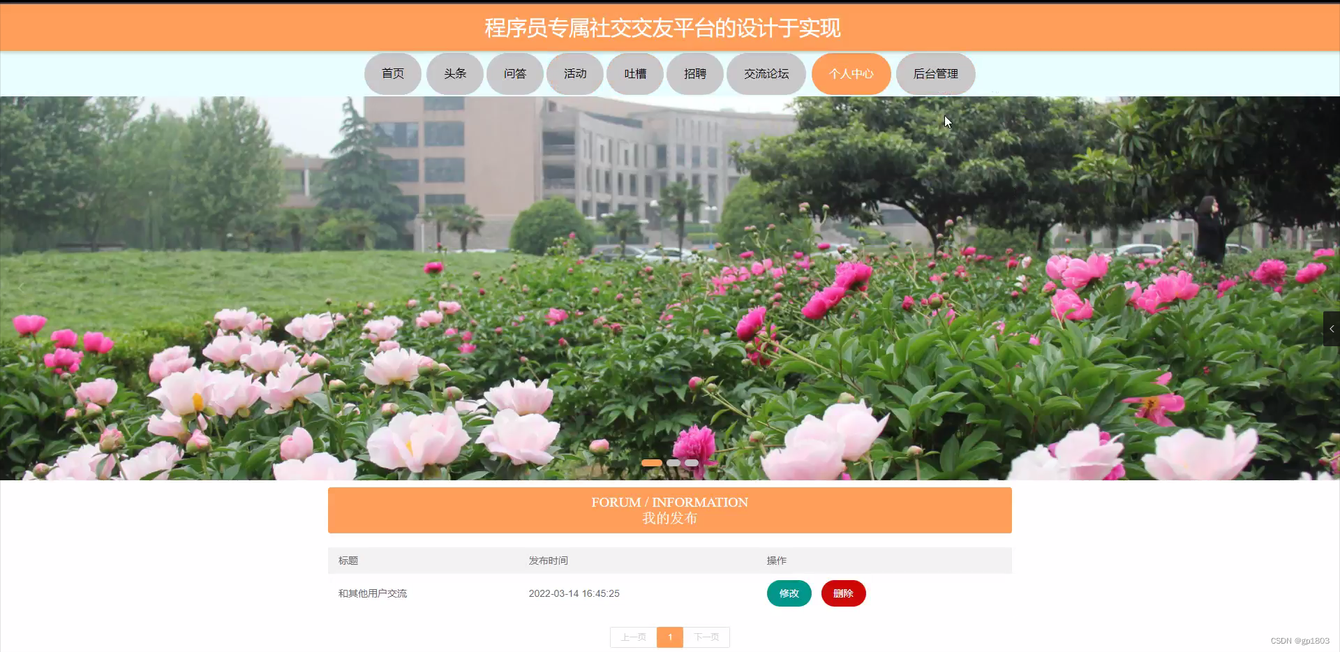 【开题报告】springboot程序员专属社交交友平台的设计于实现v1aeq计算机毕业设计程序员技术交流平台毕业设计 Csdn博客