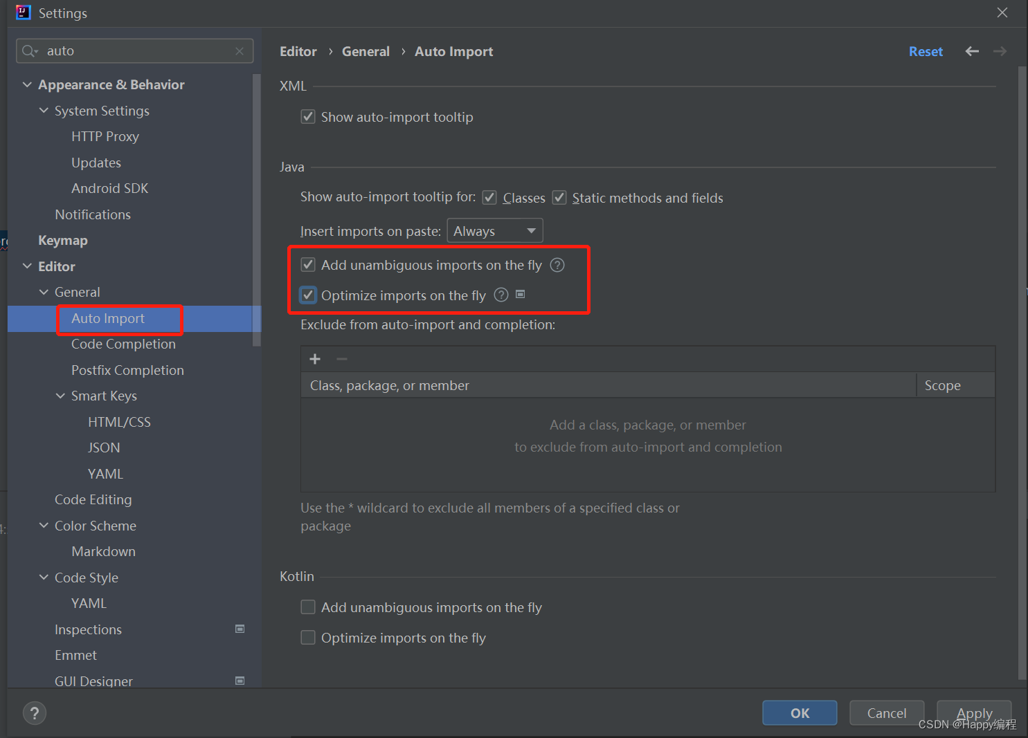 IDEA快速导入包、默认设置以及自定义配置maven_idea一键导入所有包快捷键-CSDN博客
