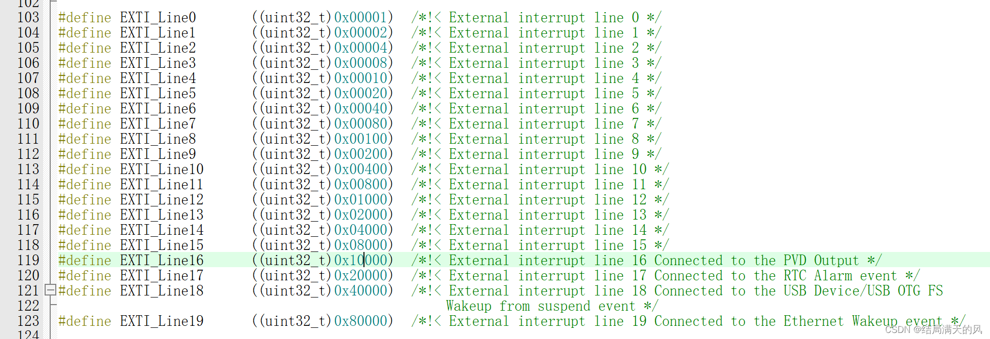 Exti 学习过程中总结嵌入式题目已知exti初始化结构体如下请分析该结构体中每一为成员的含义typedef Csdn博客