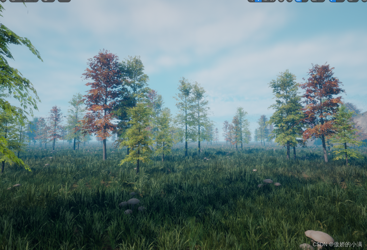 Unreal地形 根据斜率分配地形材质，以及利用材质Grass Output 节点， 以及Foliage 系统添加植被，以及Procedural Foliage Spawn_ue5 grass ...