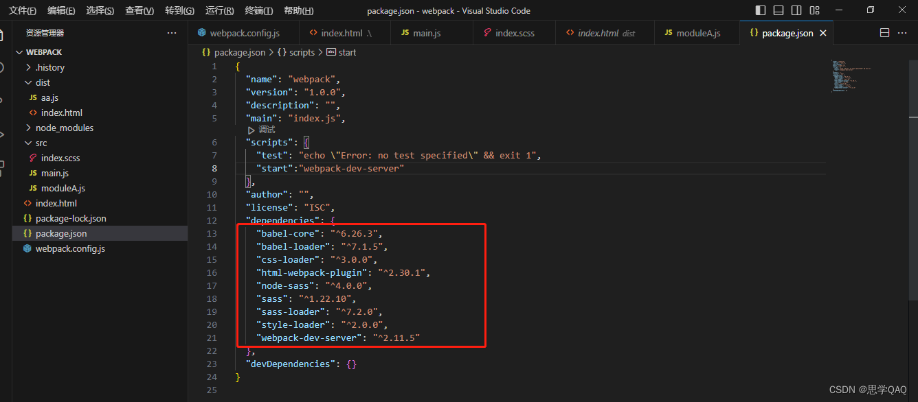 Webpack如何配置webpack 配置项目 Csdn博客 6055