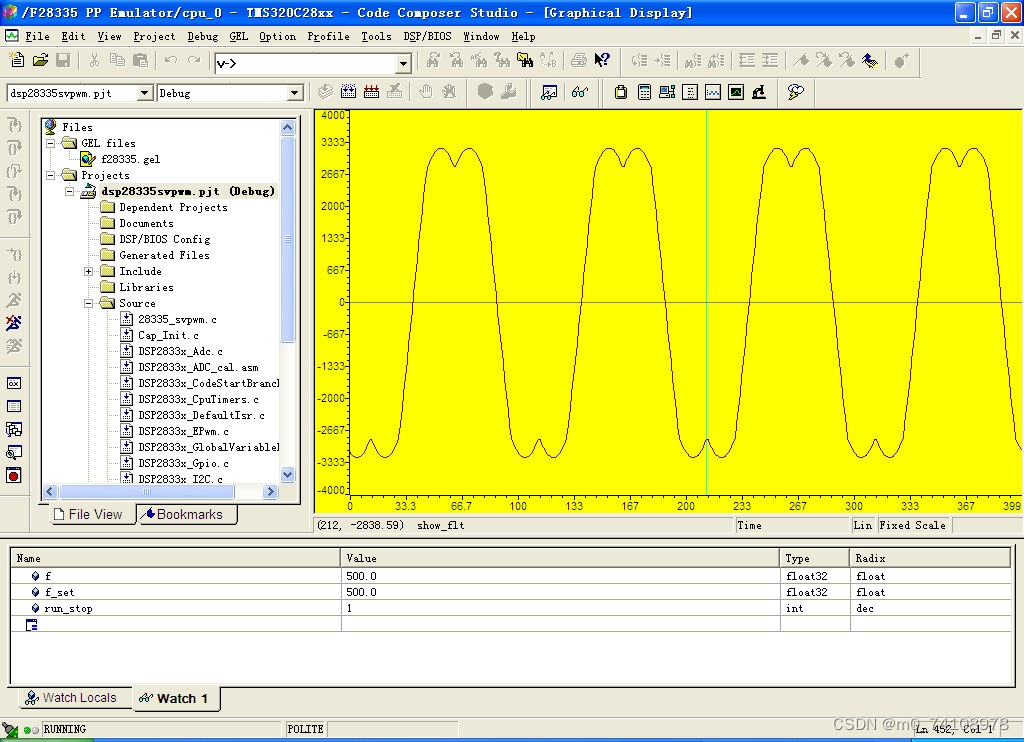 DSP程序定制 F28335 F2812 简易变频器svpwm源码 简易变频器C语言源代码工程文件，直接用ccs3.3以上软件打开_变频器c语言程序-CSDN博客