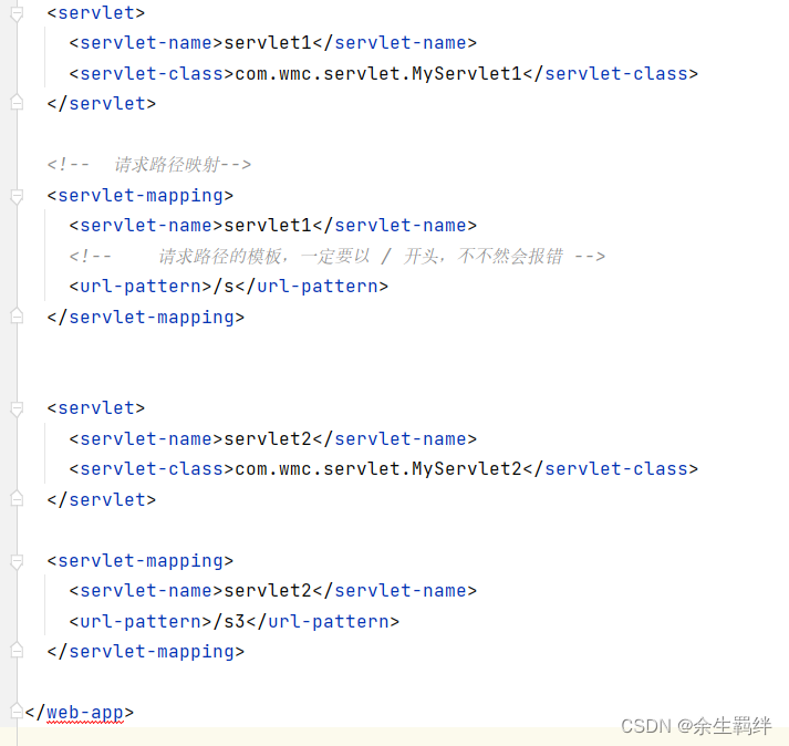 解决报错：The content of element type “web-app“ must match “(icon?,display-name?,description?_the ...