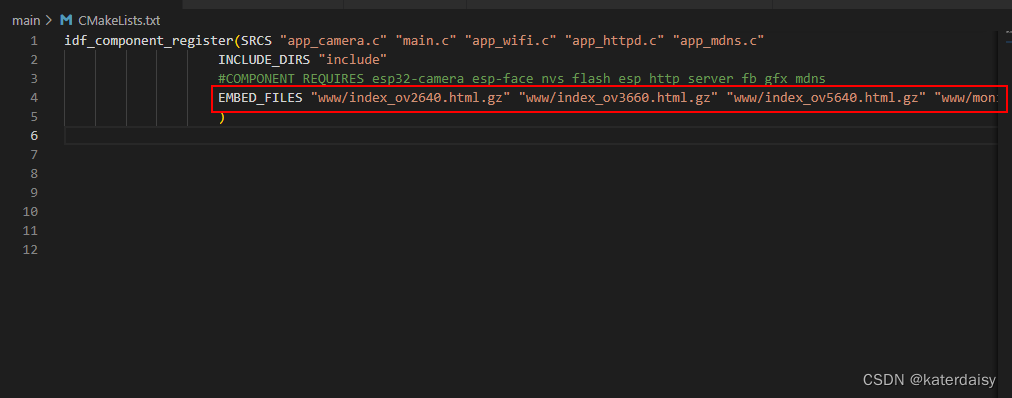 ESP-IDF5.0:包含EMBED_FILES的方法_idf5.0 makefile-CSDN博客