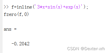 MATLAB实验《方程数值求解》-CSDN博客