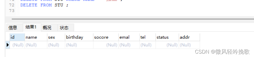 Mysql数据库 Dml 操作表中数据 增删改数据库语句删除不加条件 Csdn博客