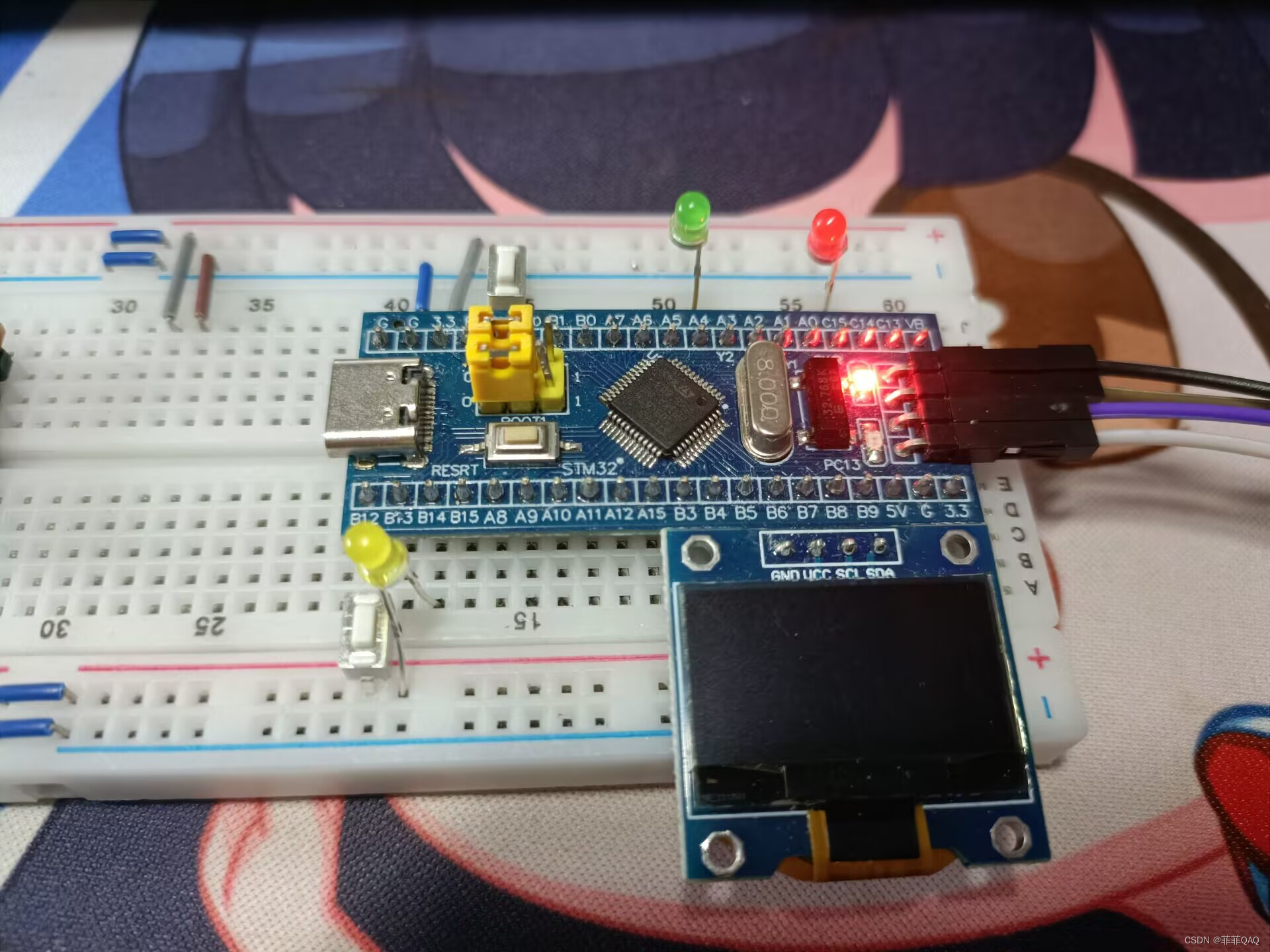 stm32外部中断模式控制LED流水灯工作_单片机中断控制led灯程序-CSDN博客
