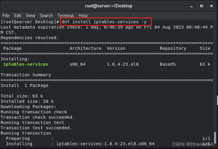 Linux系统中火墙的管理及优化_dnf 安装firewalld-CSDN博客
