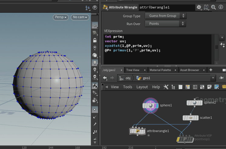 houdini 函数 xyzdist primuv_houdini @p-=pos-CSDN博客