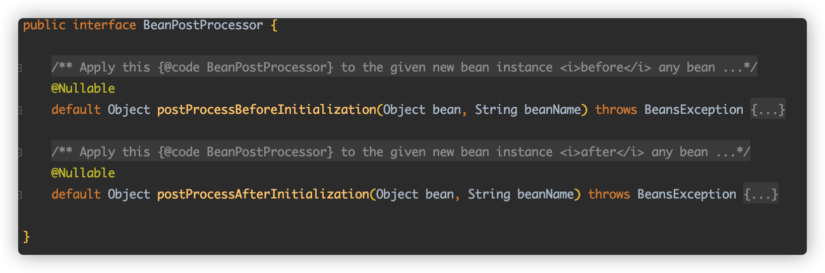 Spring中Instantiation和Initializing接口的区别_springboot instantiation和initialization-CSDN博客