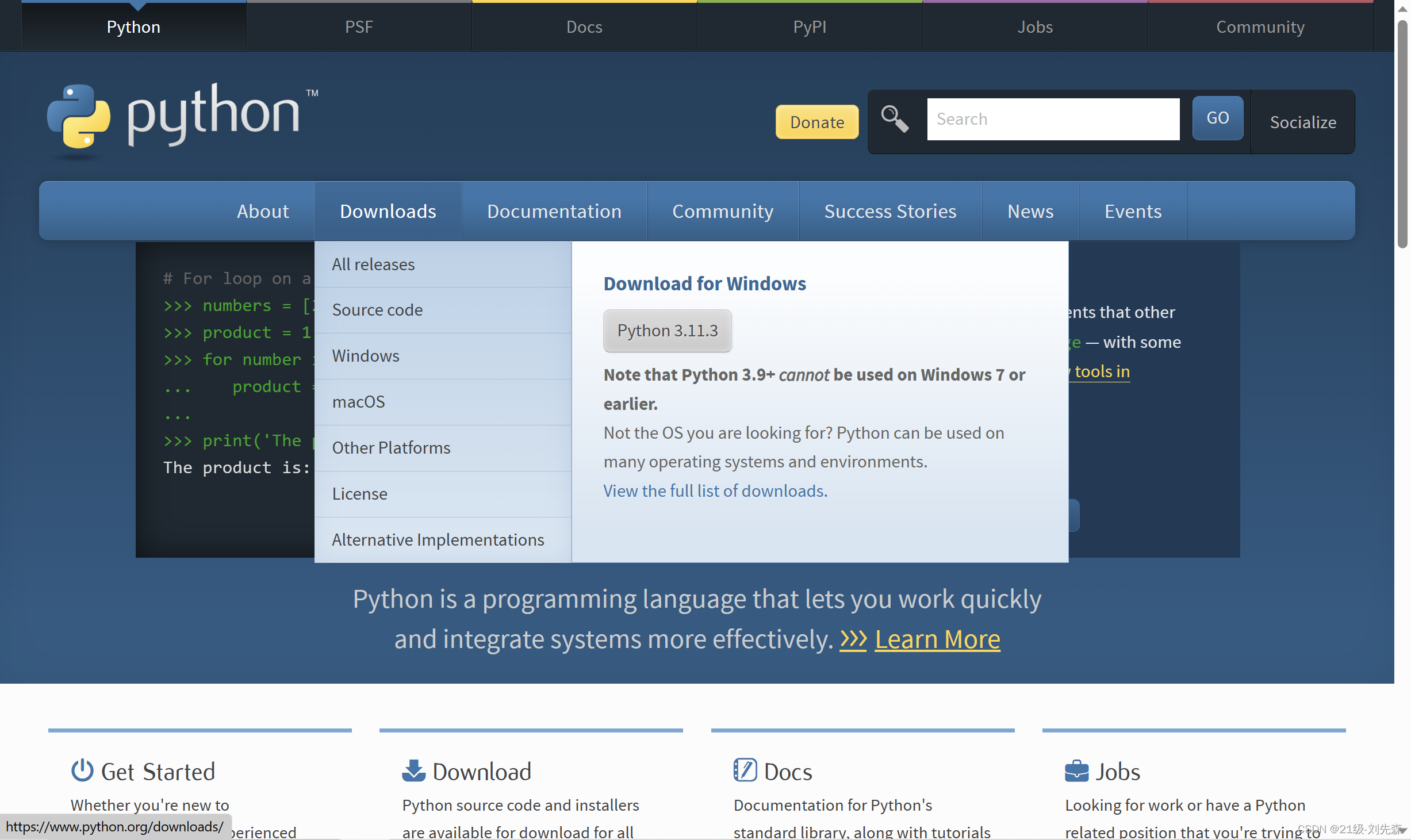 python安装教程Windows（2023）3.11.3版本_pythpn 3.11安装后的样子-CSDN博客