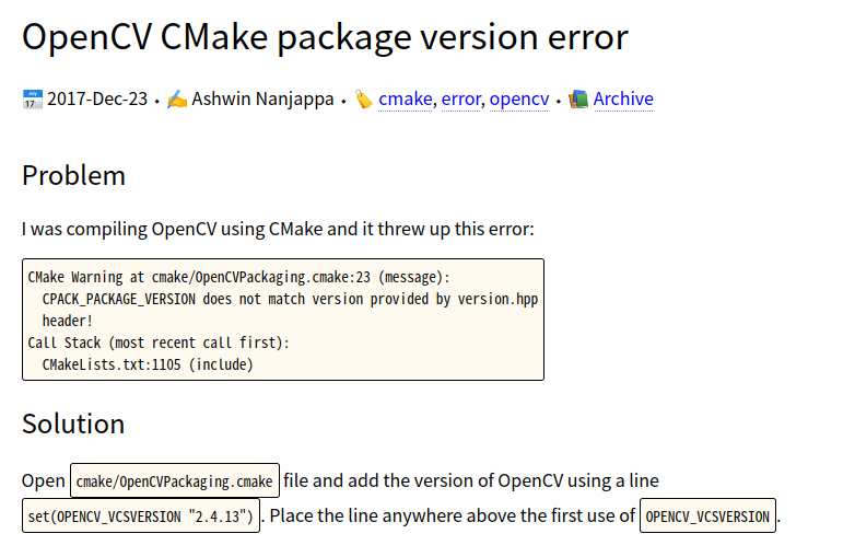Ubuntu18.04 + OpenCv 2.4.13安装（亲测有效，内含踩坑解决方案）_opencv2.4.13安装-CSDN博客
