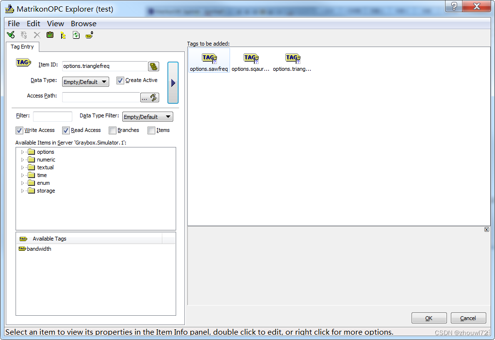 通讯软件010——分分钟学会MatrikonOPC Explorer_matrikon opc explorer-CSDN博客