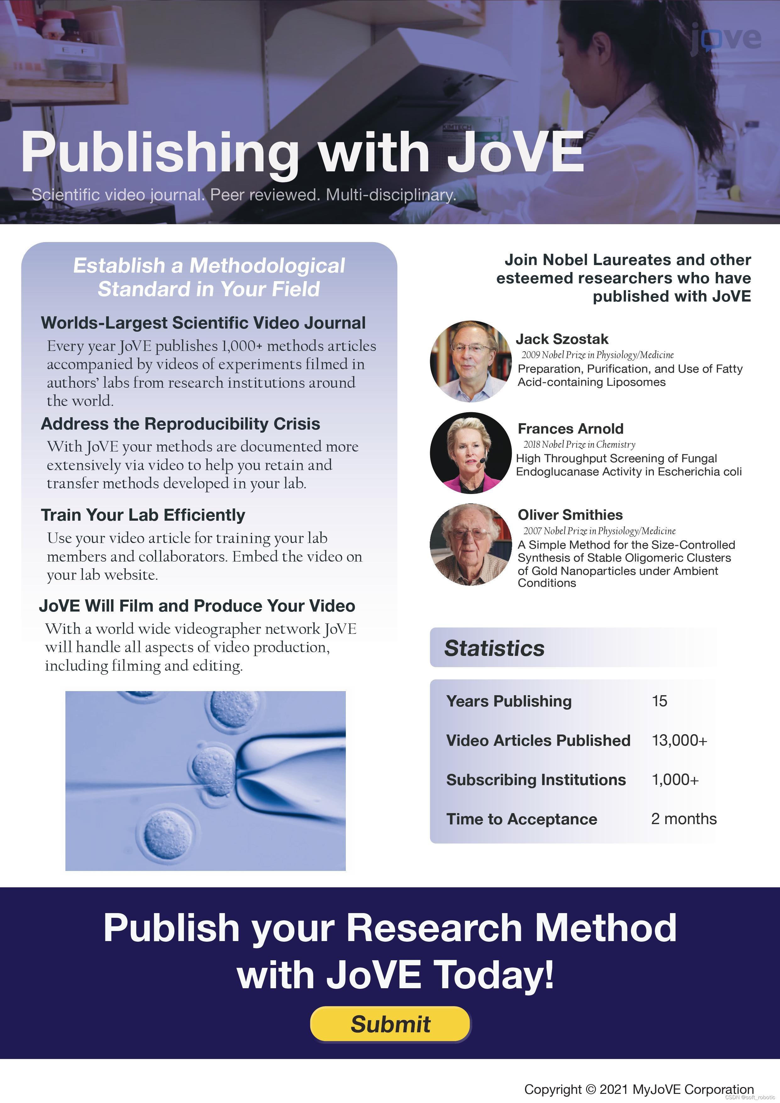 JoVE软体机器人组专刊征稿，拍视频即可发SCI_jove官网-CSDN博客