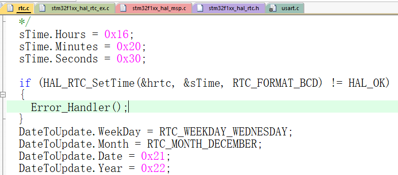 Stm32f103vet6基于stm32cubemx Rtc时钟使用示例stm32f103vet6数字钟 Csdn博客 
