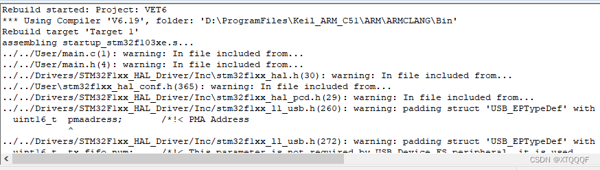 KEIL:waring ：In file included from..._(37): warning: in file included from...-CSDN博客