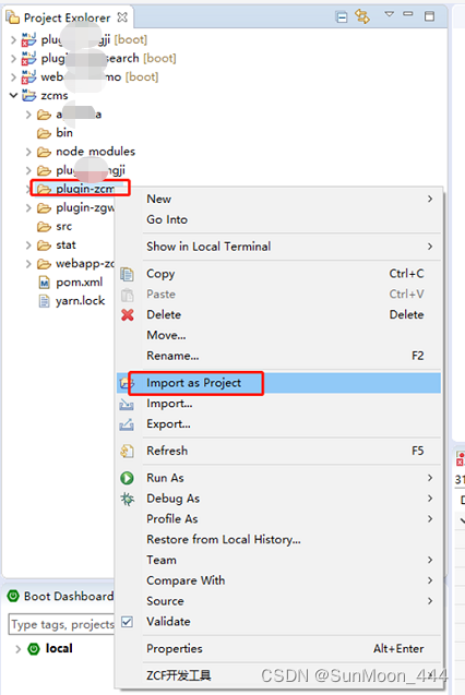 spring tools suite 4导入maven项目后，子项目变成了文件夹结构_springtoolsuite4导入项目-CSDN博客