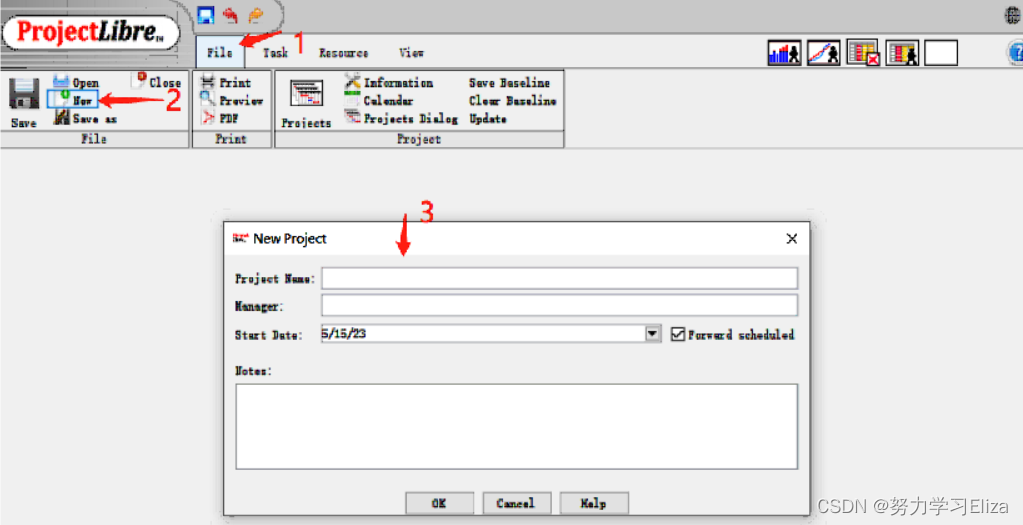 关于Projectlibre如何使用-CSDN博客