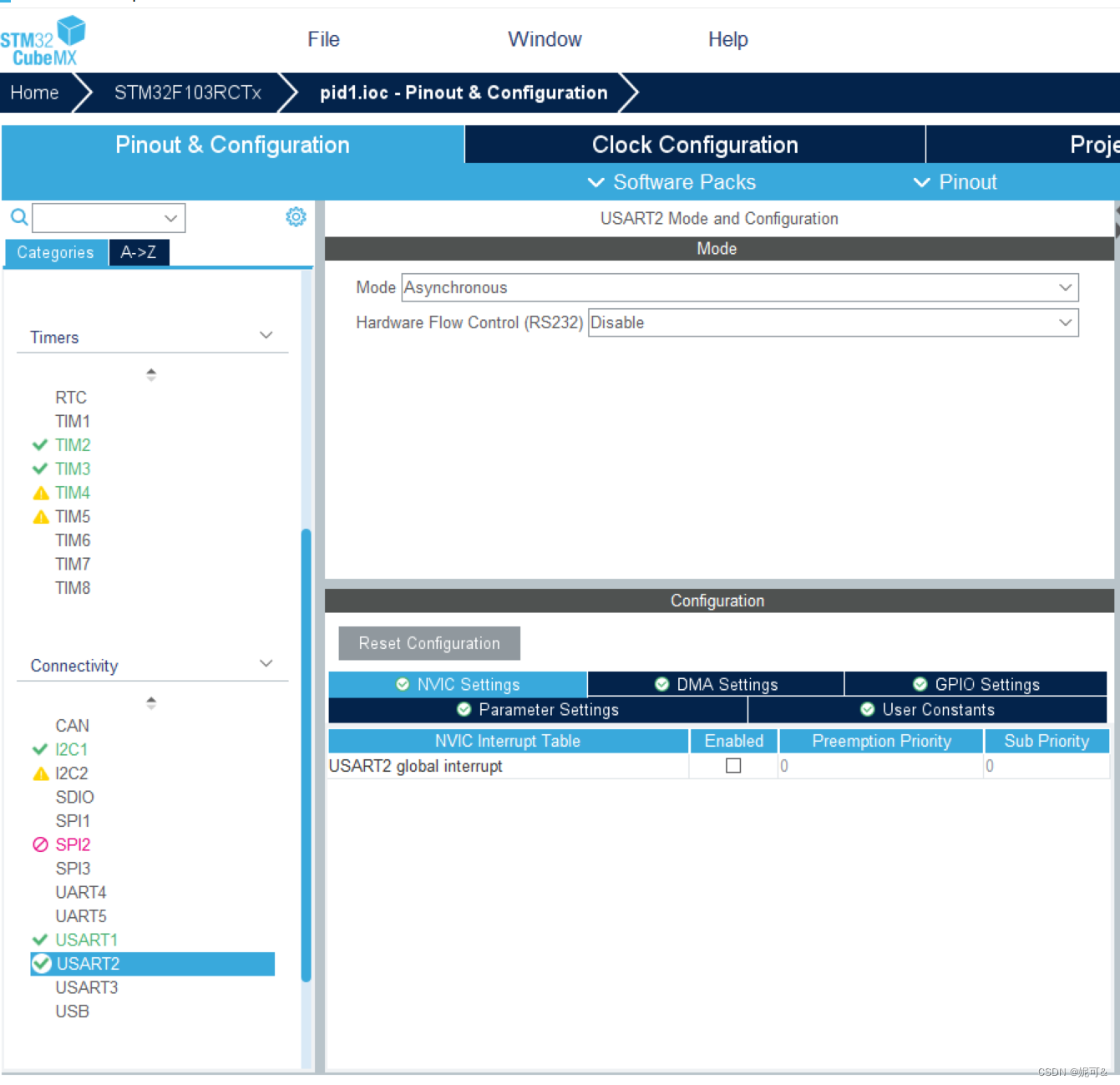 stm32（HAL）库编码器电机pid代码及利用VOFA+对Pid波形显示调参_stm32 编码器 hal-CSDN博客