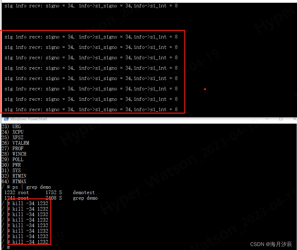 2023-04-19 linux内核态 send_sig_info 向用户态发送信号参数，可以带参数。用户态使用sigaction(SIG_ETX, &new_sa, NULL)；处理介绍数据 ...