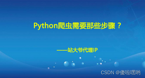 Python爬虫需要那些步骤 ？_如何用python进行爬虫-CSDN博客