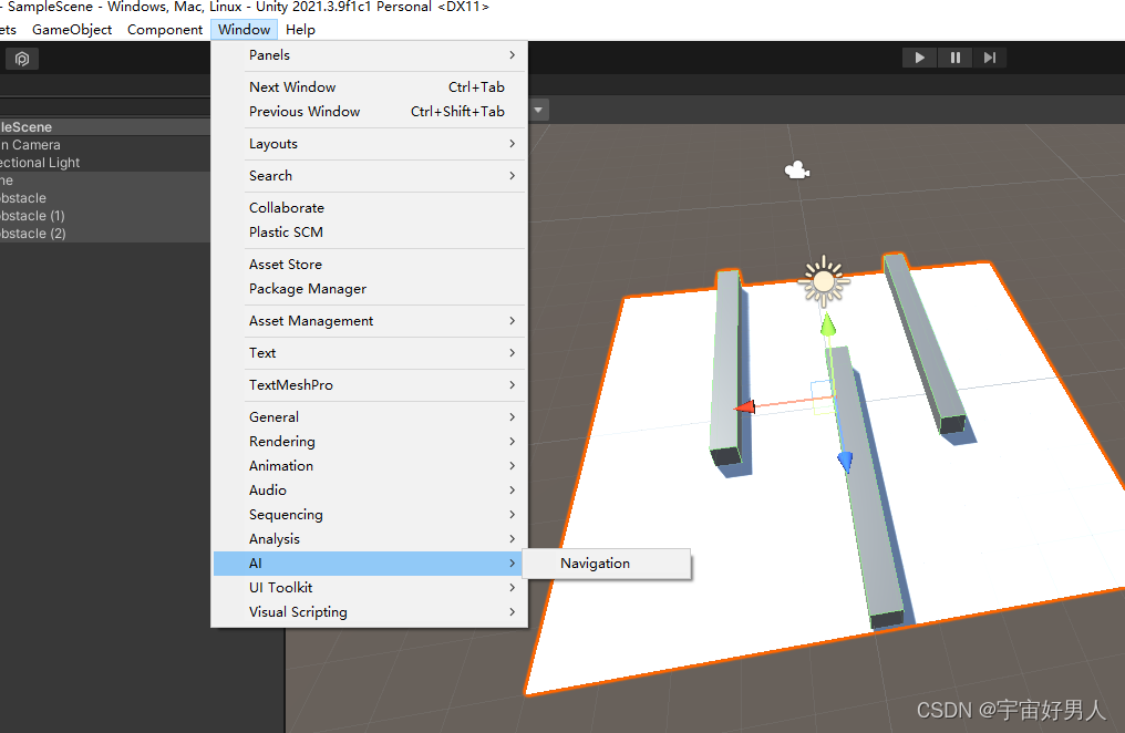 Unity 使用Navgation自动寻路绘制导航路线_unity 2d navgettion-CSDN博客