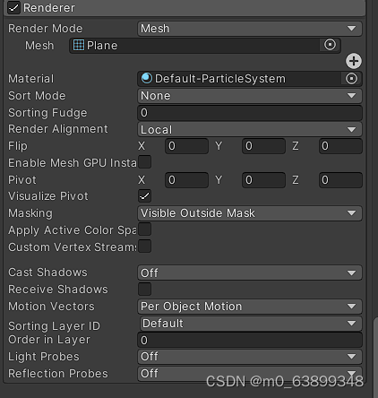 关于unity粒子系统renderer设为mesh（网格）模式后无法旋转的问题_粒子系统rendermode选择mesh模式后,color over lifetime为什么没效果-CSDN博客