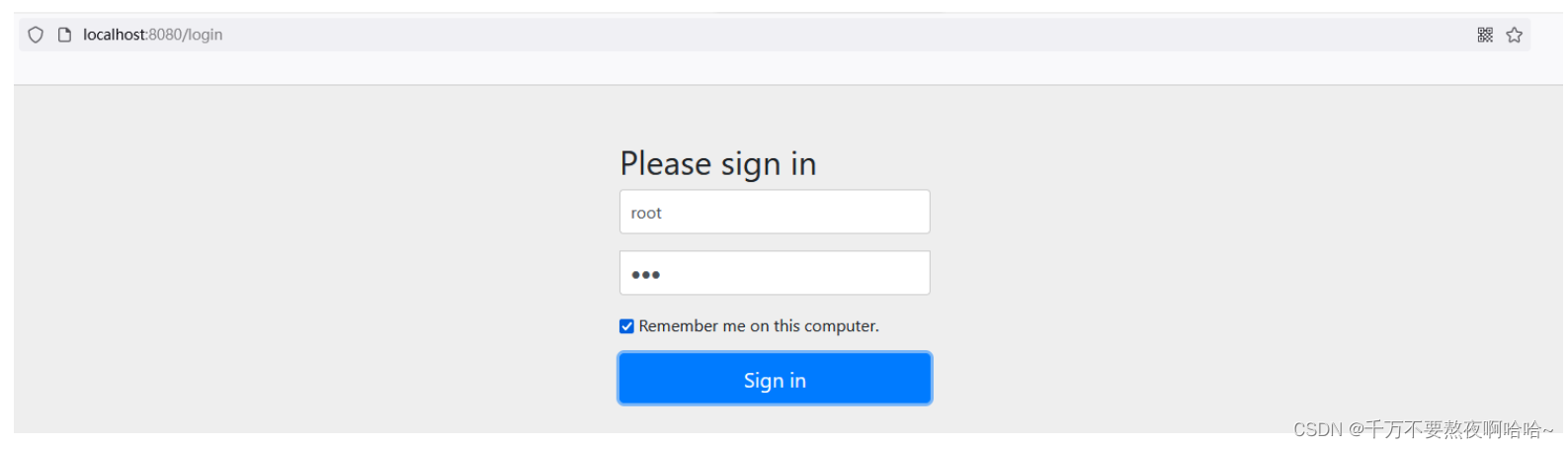 SpringSecurity系列 - 15 SpringSecurity 记住我 RememberMe_springsecurity alwaysremember-CSDN博客