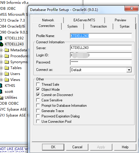 PowerBuilder9.0连接ORACLE数据库_pb9.0连接oracle10后没有表和视图呢?-CSDN博客