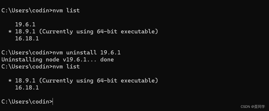 winows nvm切换node版本_nvw切换node版本-CSDN博客