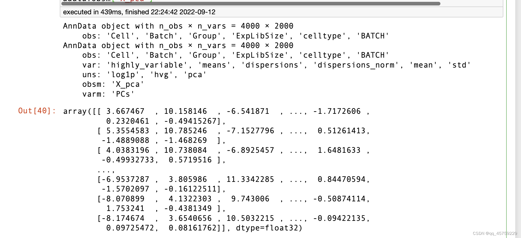 scanpy hvg PCA辨析总结_sc.tl.pca-CSDN博客