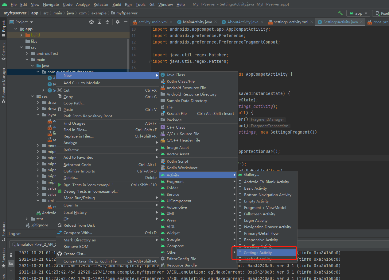 【android】settingsactivity（preferencefragmentcompat）的简单使用 Csdn博客 