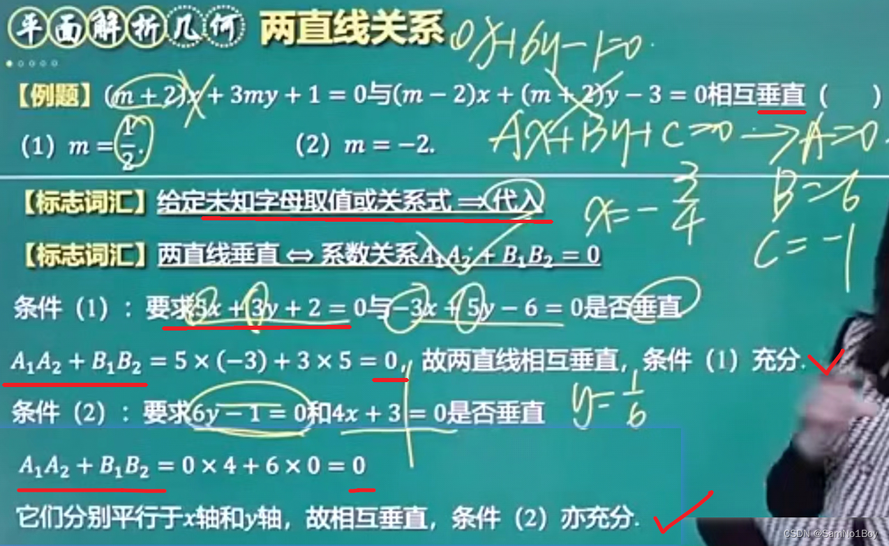 「2024」预备研究生mem-点与直线(下)&两直线关系-CSDN博客
