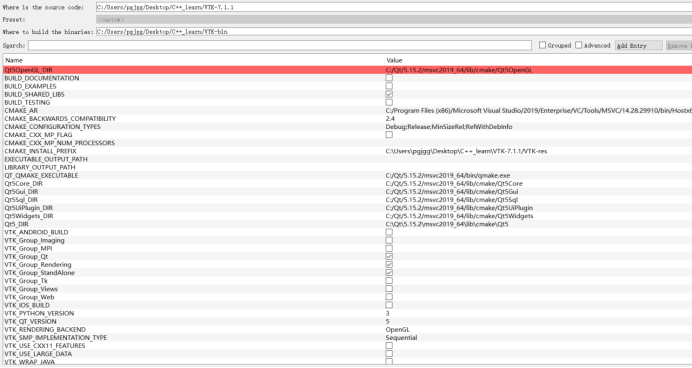 三战VS2019编译VTK7.1+Qt5.15.2_vs配置vtk出现无法打开输入文件-CSDN博客