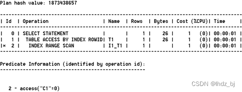 Oracle SQL执行计划操作（1）——表相关操作_table access by local index rowid-CSDN博客