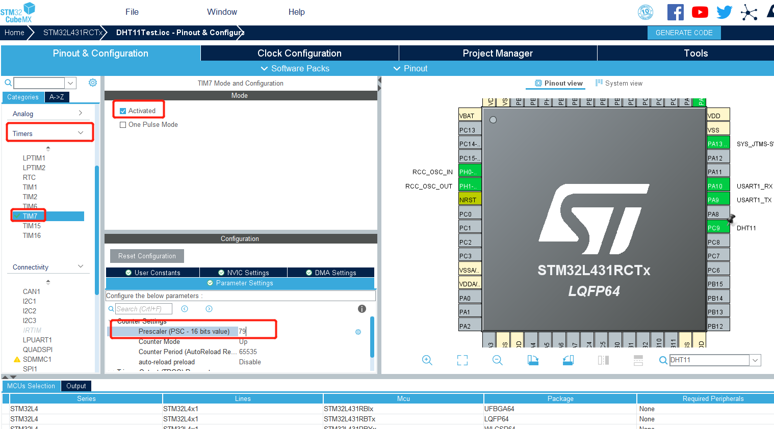 STM32L431(CubeMX)使用DHT11读取环境温度与湿度并通过串口打印_dht11 stm32l-CSDN博客