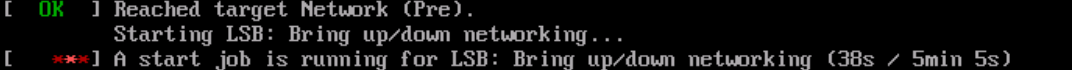 CentOS启动出现Failed to start LSB: Bring up/down networking的解决方法_a start job is running for lsb-CSDN博客